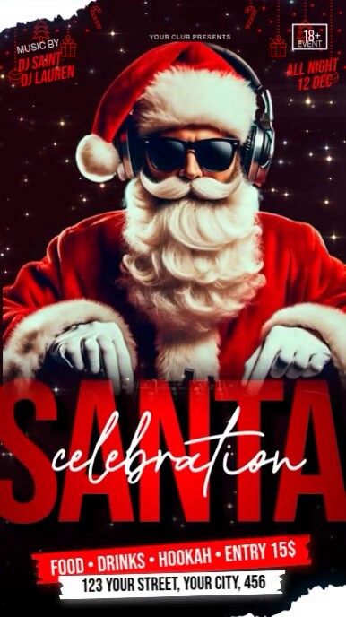 Copy of Santa Celebration | PosterMyWall