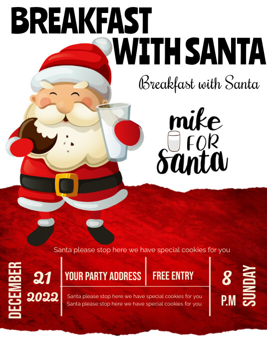 Copy of Santa Christmas poster | PosterMyWall