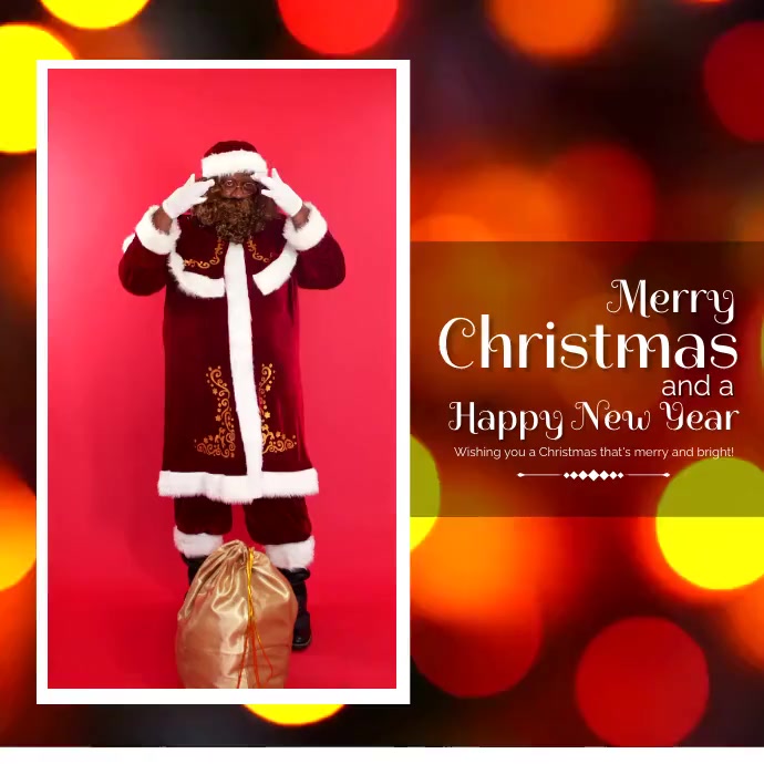 Santa Christmas Video for IG Template | PosterMyWall