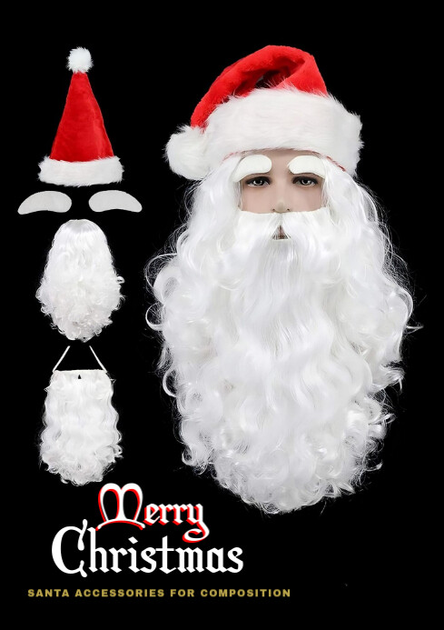 Santa Claus accessories Template | PosterMyWall