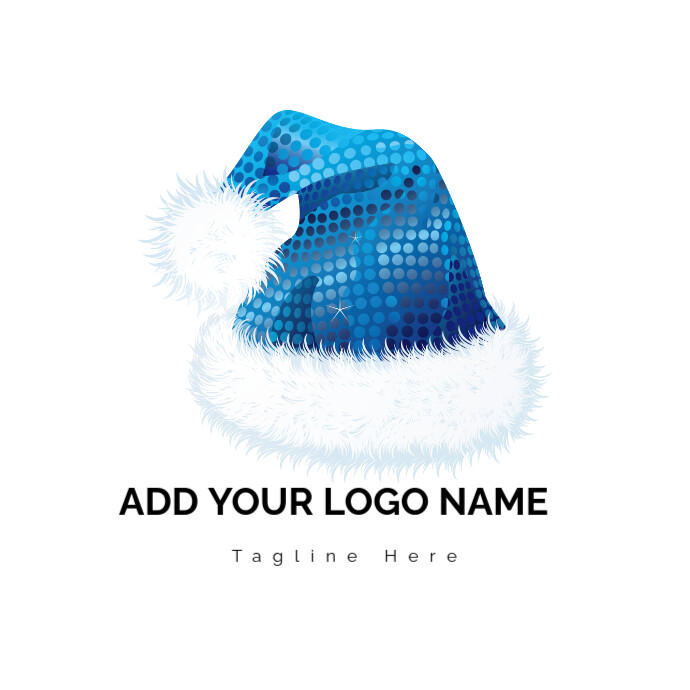 Copy of Santa Claus Christmas Hat Logo | PosterMyWall