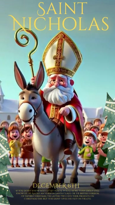 Santa Claus Origins Template | PosterMyWall