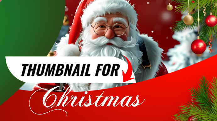 Santa Claus thumbnail christmas Template | PosterMyWall