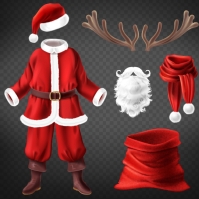 christmas and santa clause Template | PosterMyWall