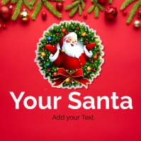 santa clause logo design Template | PosterMyWall