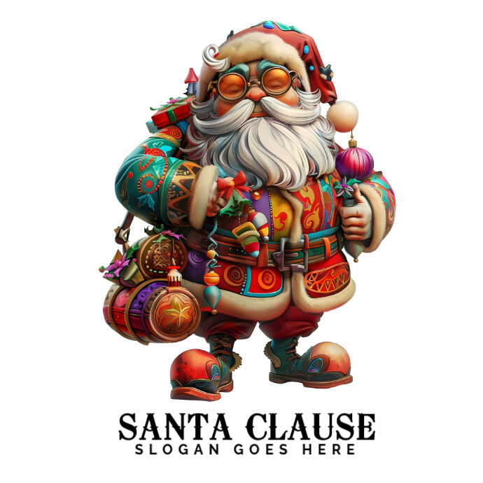 Santa Clause Logo Template | PosterMyWall