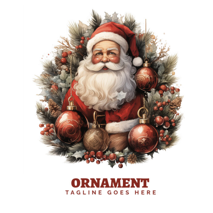 Santa Clause Logo Template | PosterMyWall