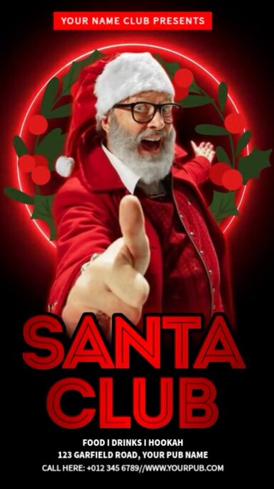 Copy of Santa Club Party | PosterMyWall