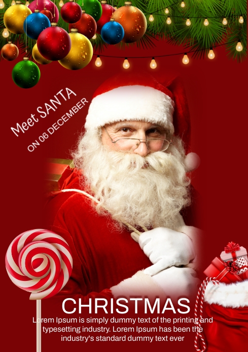 Copy of Santa day | PosterMyWall