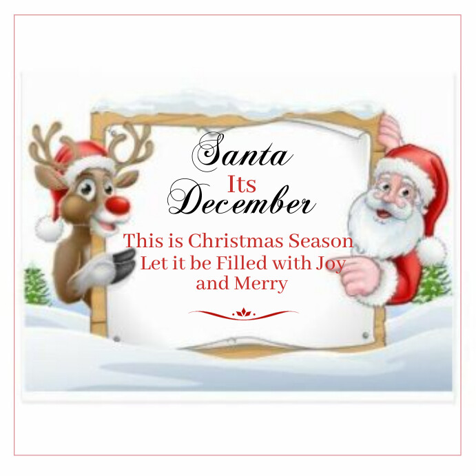 Santa Template | PosterMyWall