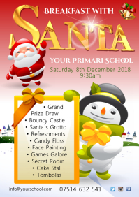 Santa Event Poster Template | PosterMyWall