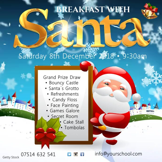 Santa Event Video Template | PosterMyWall