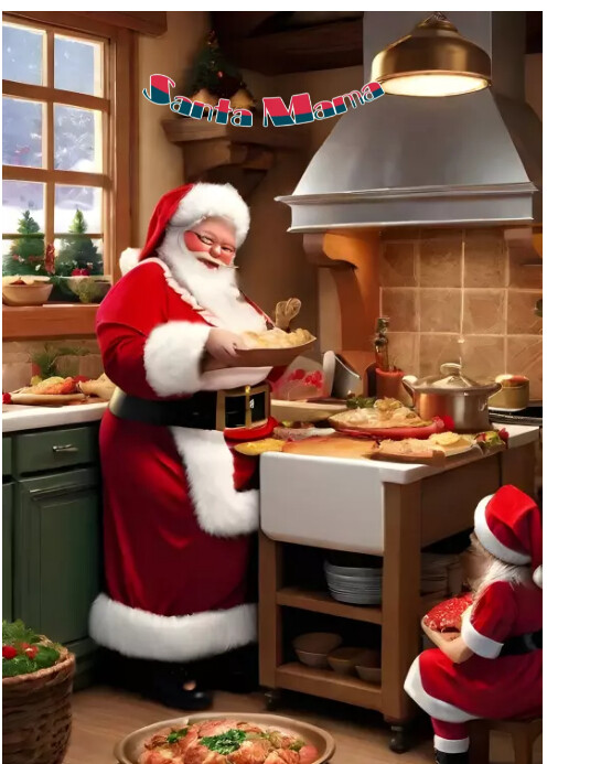 Santa Mama flyer template | PosterMyWall
