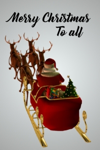merry Christmas poster template | PosterMyWall