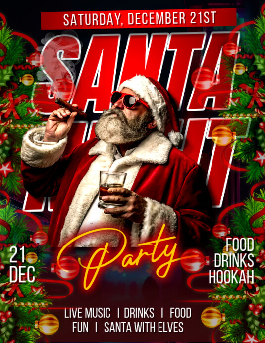 Copy of SANTA NIGHT | PosterMyWall