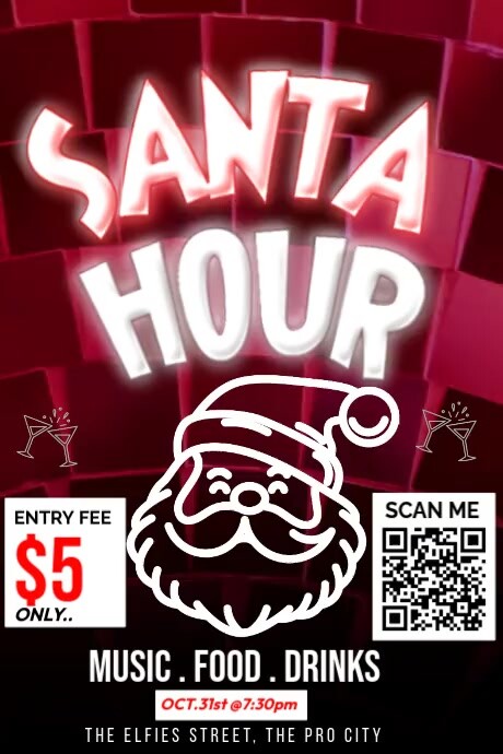 santa VIDEO AD Template | PosterMyWall