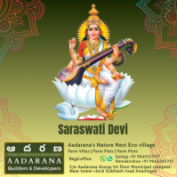 Saraswati Devi Template | PosterMyWall