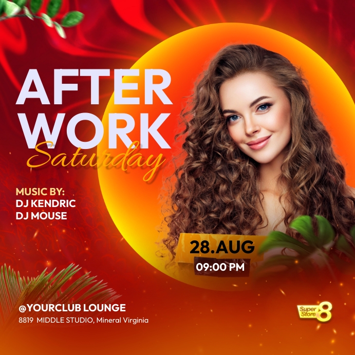 Saturday After Work Party Template | PosterMyWall