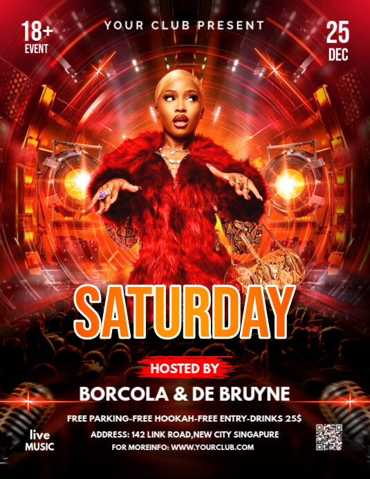 Plantilla de Saturday After Work Party Flyer | PosterMyWall
