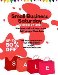 SMALL BUSINESS SATURDAY FLYER Template | PosterMyWall