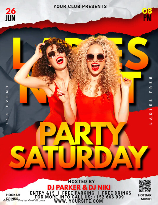 Copy of SATURDAY CLUB PARTY | PosterMyWall