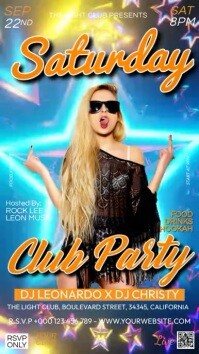 Saturday Night Party Template | PosterMyWall