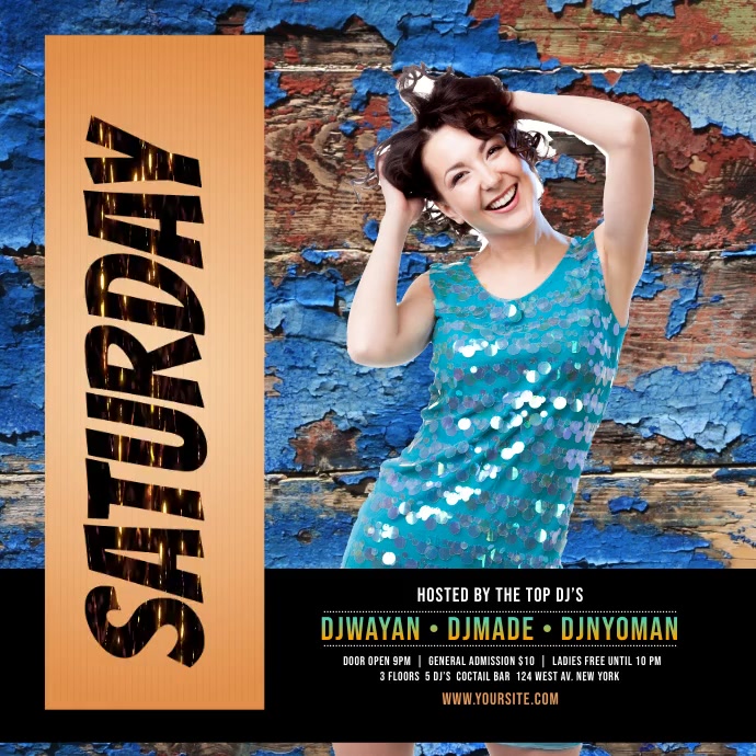 saturday Template | PosterMyWall