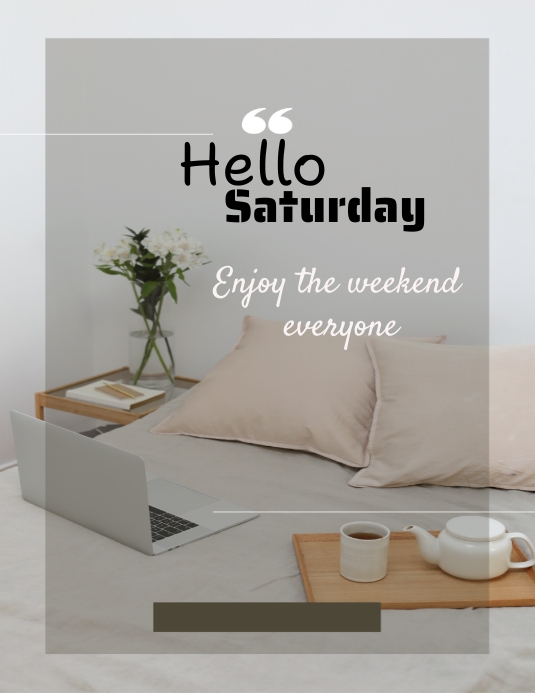 saturday Template | PosterMyWall