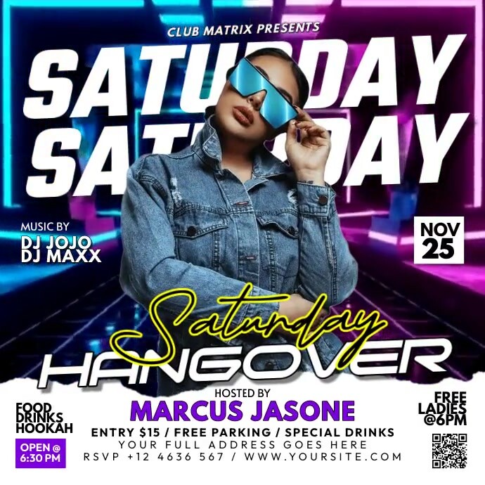 Saturday hangover Template | PosterMyWall