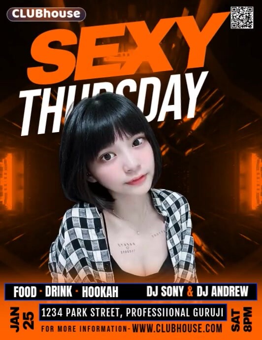 Plantilla de saturday ladies night | PosterMyWall