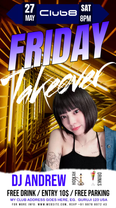 Copy of saturday ladies night | PosterMyWall