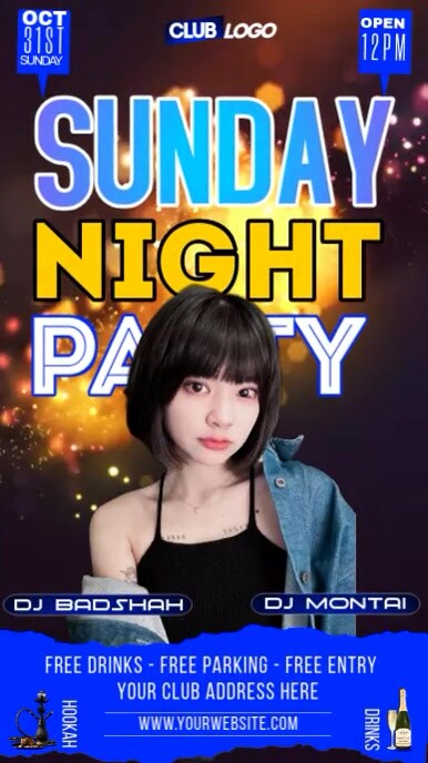 saturday ladies night Template | PosterMyWall