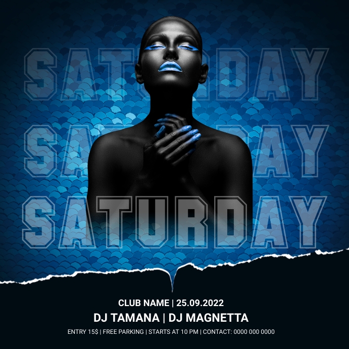 Saturday music Template | PosterMyWall