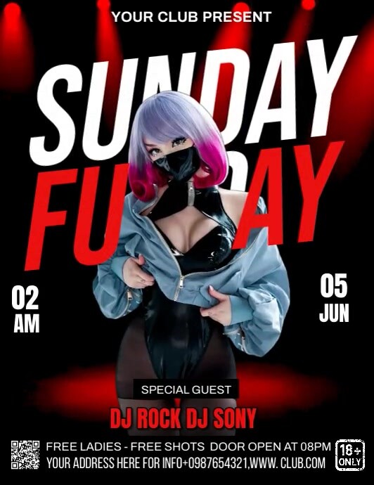 saturday night club poster/ friday night bar Templat | PosterMyWall