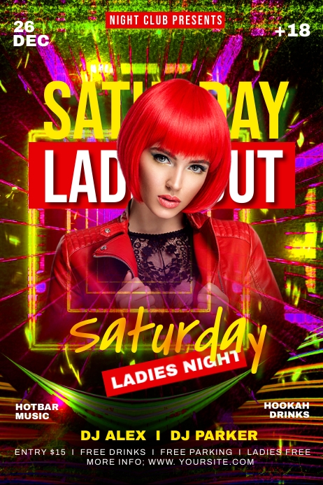 Copy of SATURDAY NIGHT | PosterMyWall