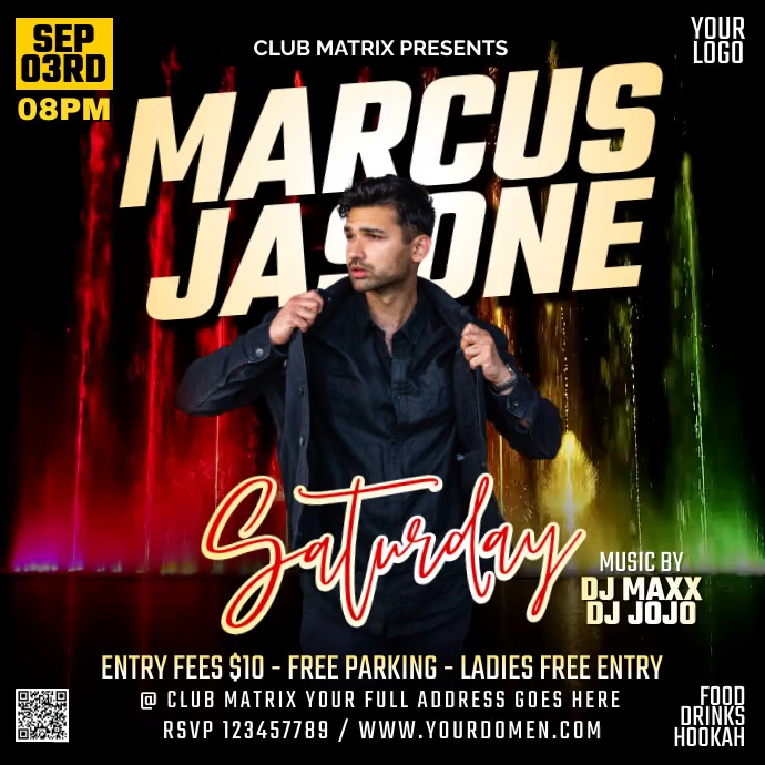 Saturday night Template | PosterMyWall