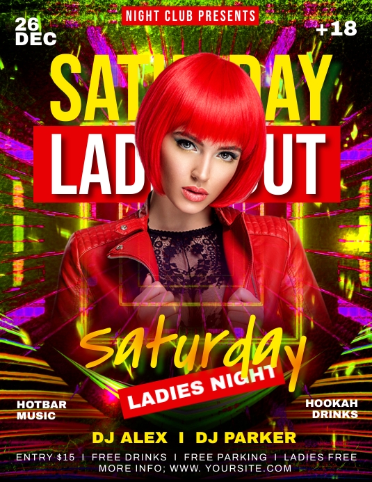 SATURDAY NIGHT Template | PosterMyWall
