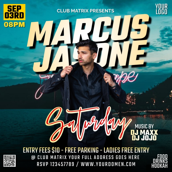 Saturday night Template | PosterMyWall