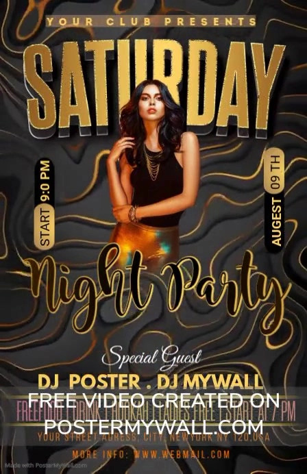 Copy of SATURDAY NIGHT PARTY (1) | PosterMyWall