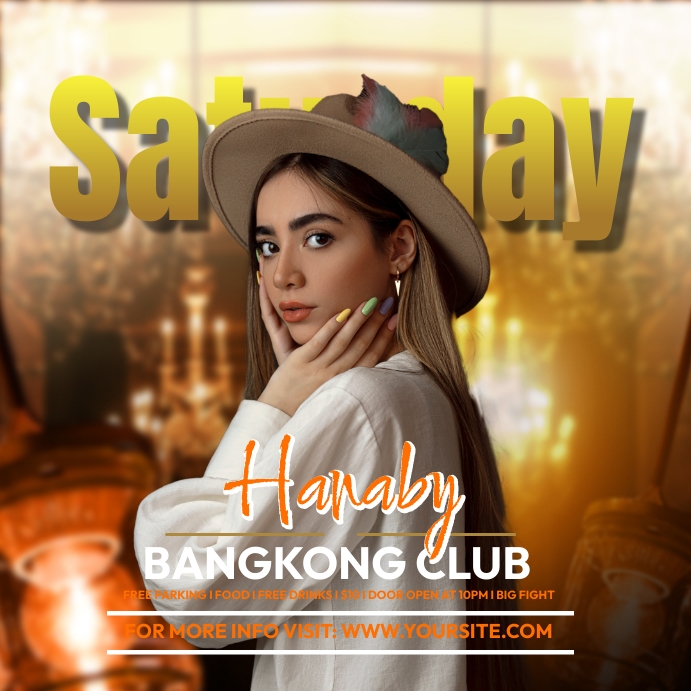 Saturday Night Party Template | PosterMyWall