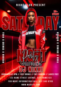 Saturday Night Event Template | PosterMyWall