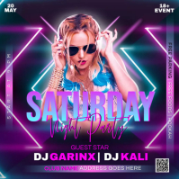 saturday night party Template | PosterMyWall