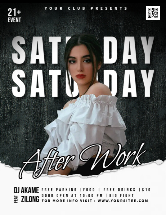 Saturday Night Party Flyers Template | PosterMyWall