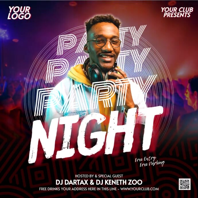 Saturday Night Party Instagram Post Template | PosterMyWall