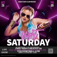 Ladies night saturday club party flyer Template | PosterMyWall