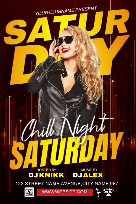 Saturday Party Template | PosterMyWall