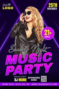 Denim Party Flyer Template | PosterMyWall