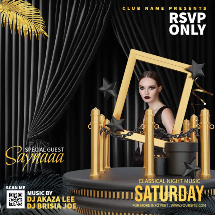Saturday Party Template | PosterMyWall