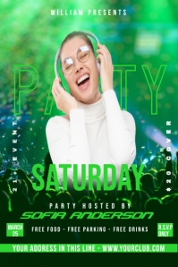 Saturday Party Template | PosterMyWall