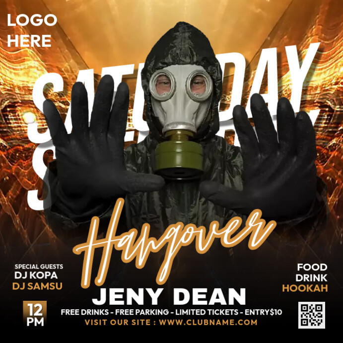 Saturday Party Template | PosterMyWall